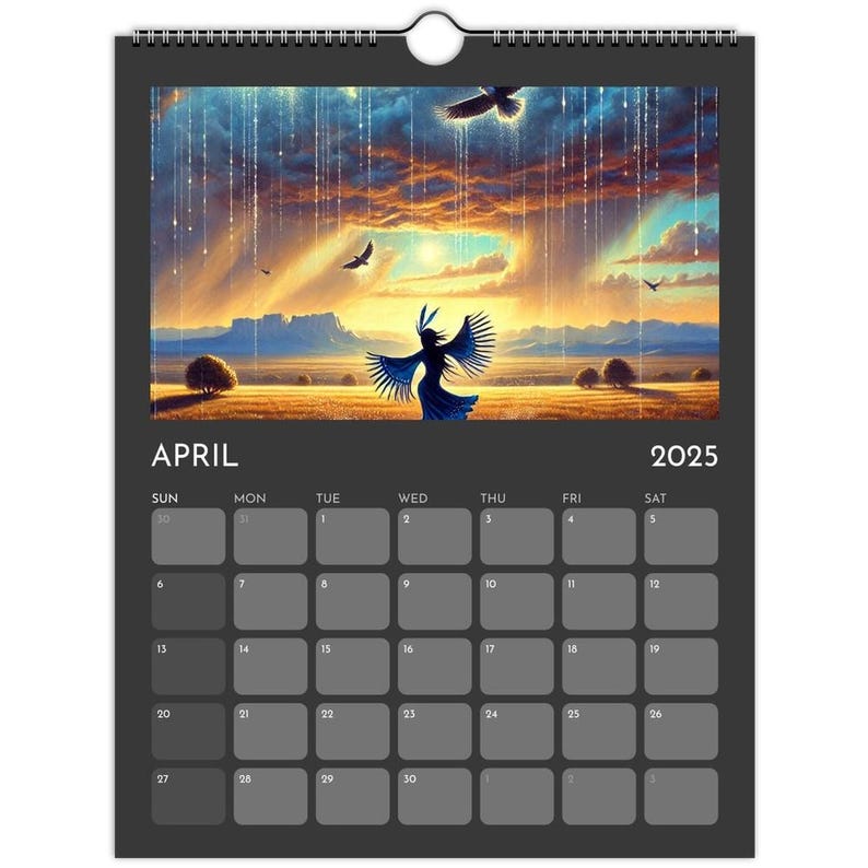 Native American-inspired 2025 Season Calendar (US & CA) - Etsy