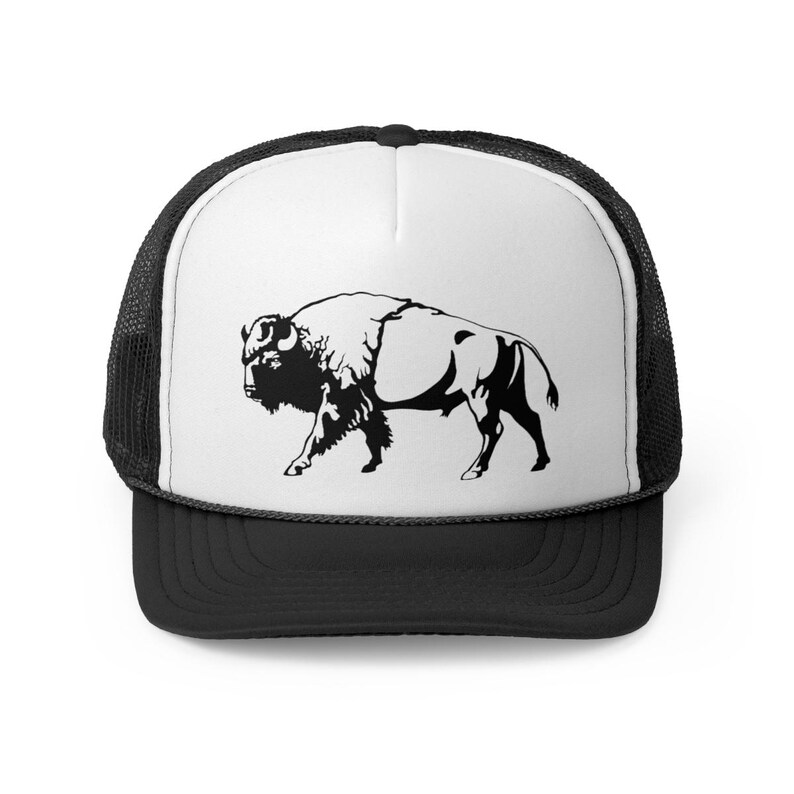 Bison Trucker Caps - Etsy