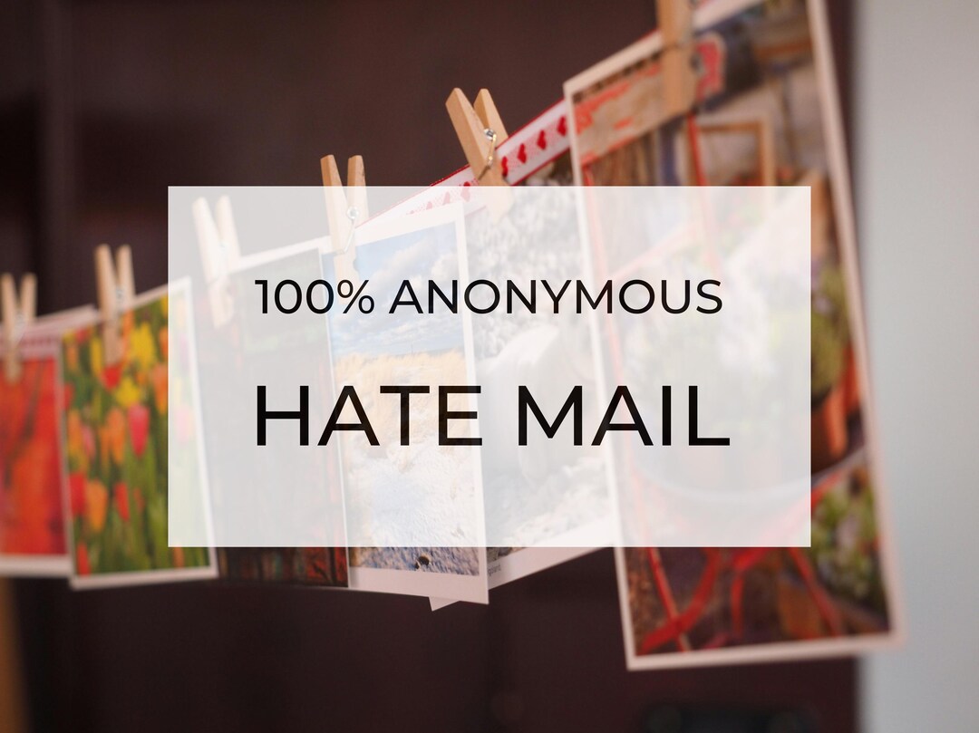 Be Mean, Rude, Hateful, and Anonymous via Postcards. - Etsy
