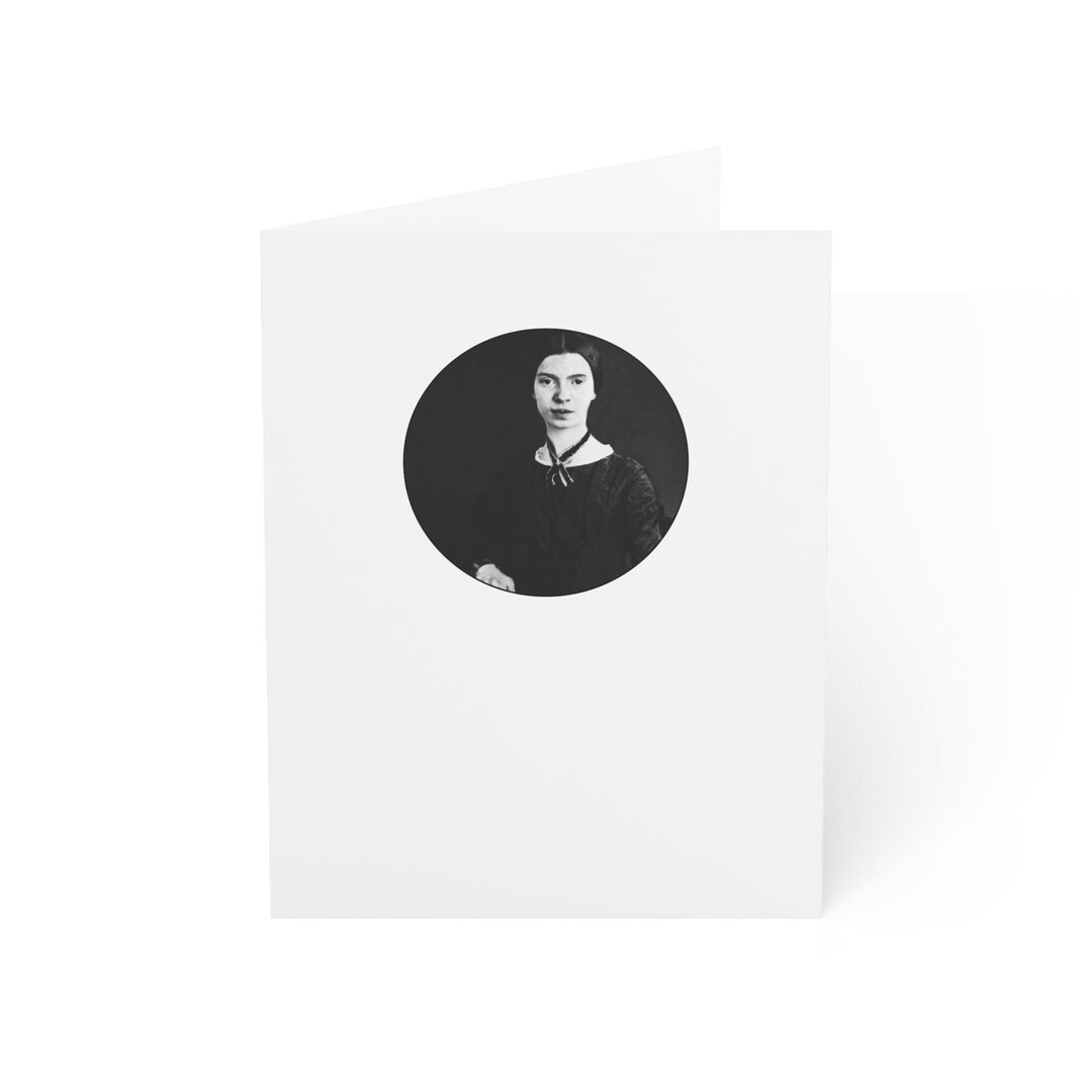 Emily Dickinson - Notecards, Blank Inside, Single or Bulk Packs (1/10 ...