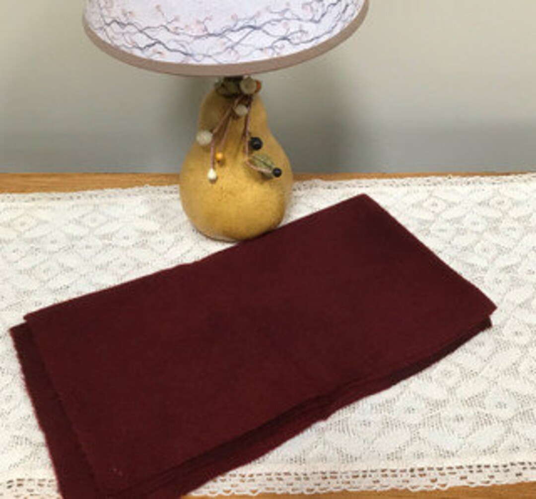 Ruby V6, Hand-dyed 100% Wool for Rug Hooking, Wool Applique, Quilting ...