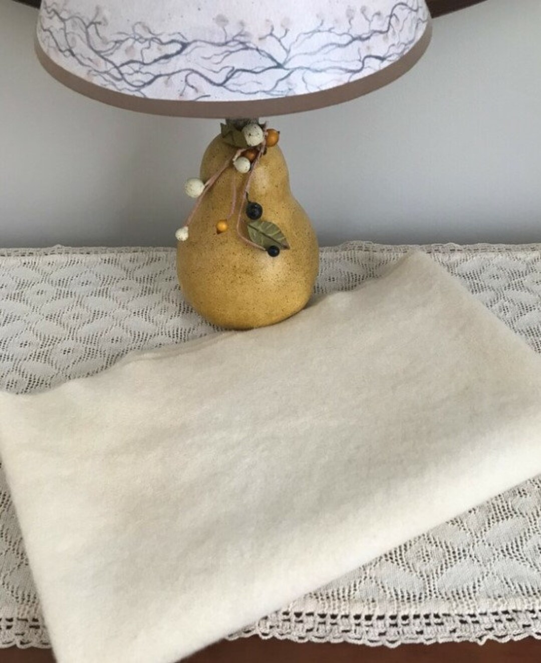 Old Ivory, Mist. Hand-dyed 100% Wool for Rug Hooking, Wool Applique ...