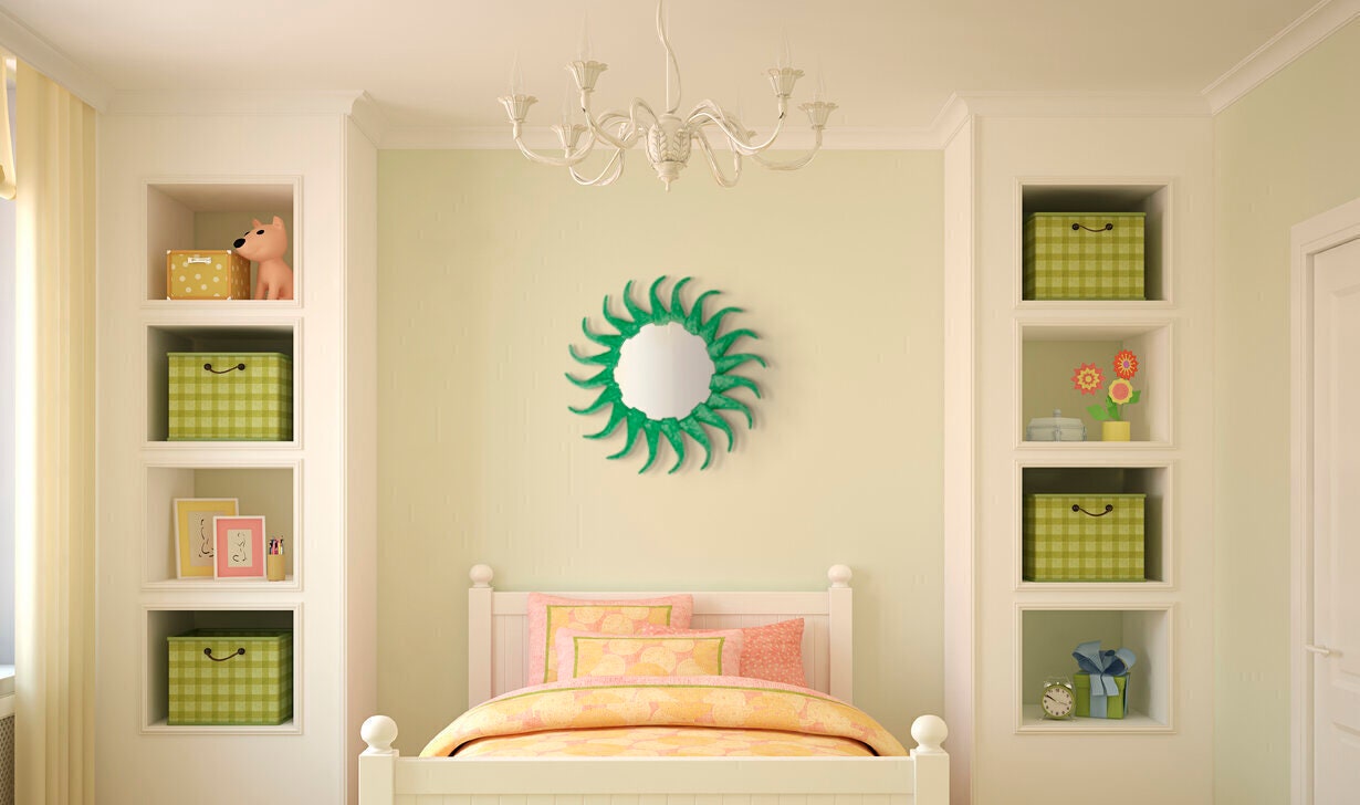 Spring Green Wall Mirrorsustainable Wall Artdecorative Mirror ...