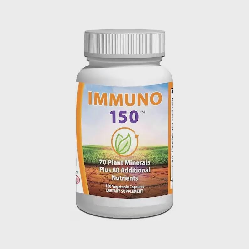 IMMUNO 150 Multivitamin Capsules: Daily Wellness & Immune Support - Etsy