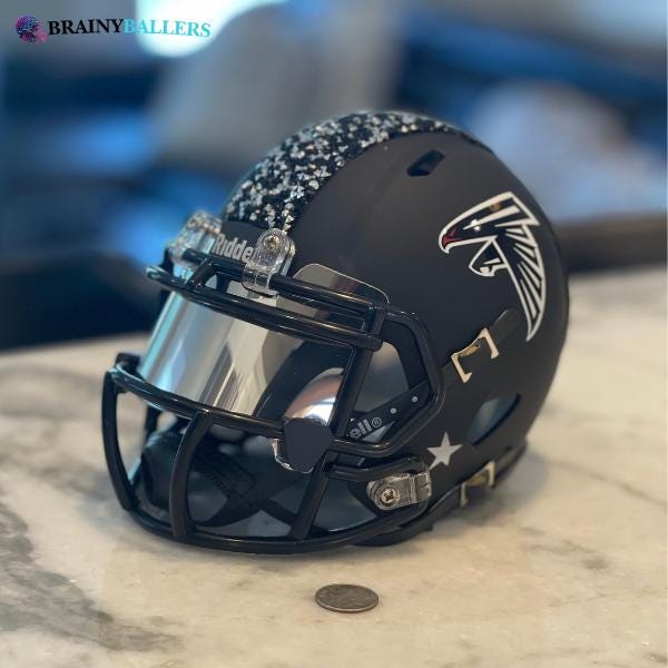 Custom Branded Mini Football Helmet – Personalized Riddell Replica - Etsy