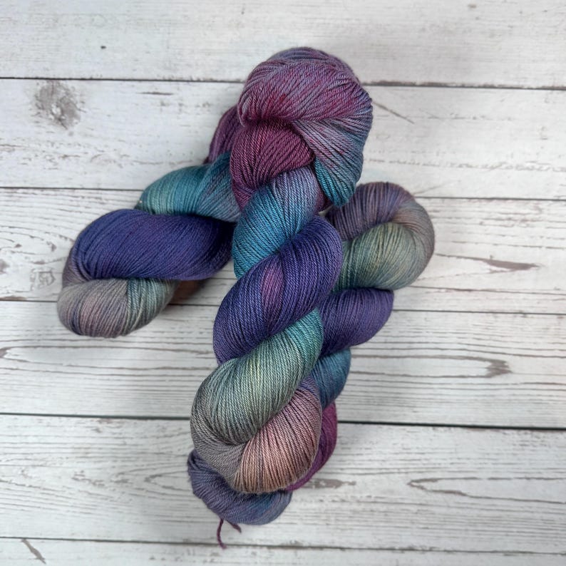 Mystic Twilight/dyed to Order/hand Dyed Yarn - Etsy
