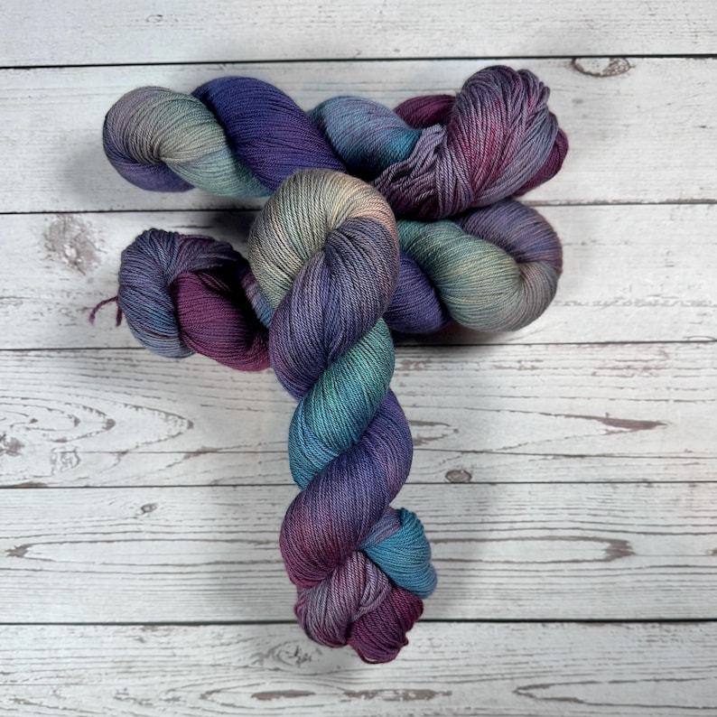 Mystic Twilight/dyed to Order/hand Dyed Yarn - Etsy