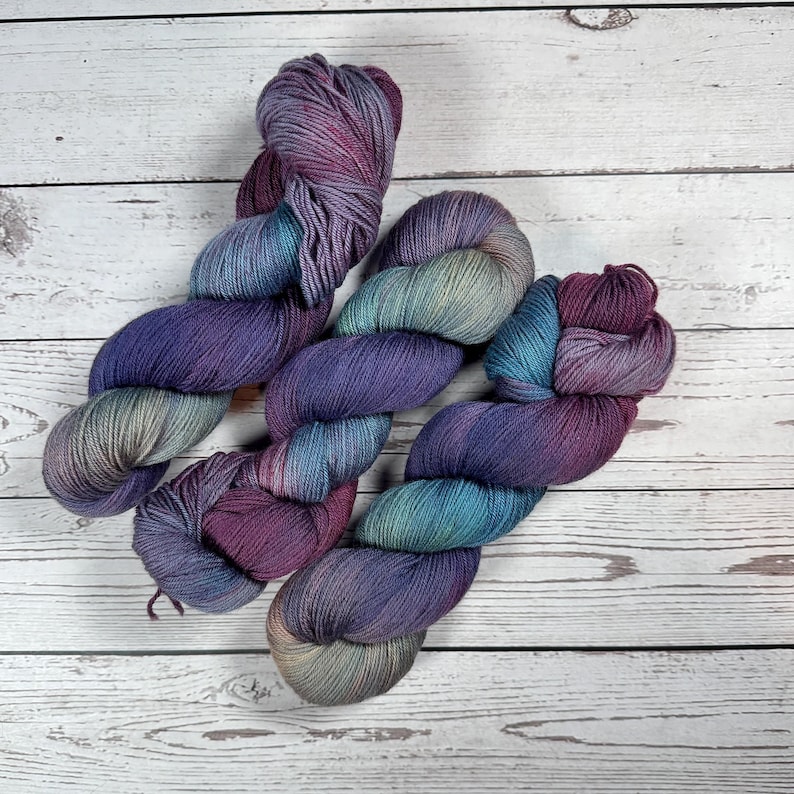 Mystic Twilight/dyed to Order/hand Dyed Yarn - Etsy