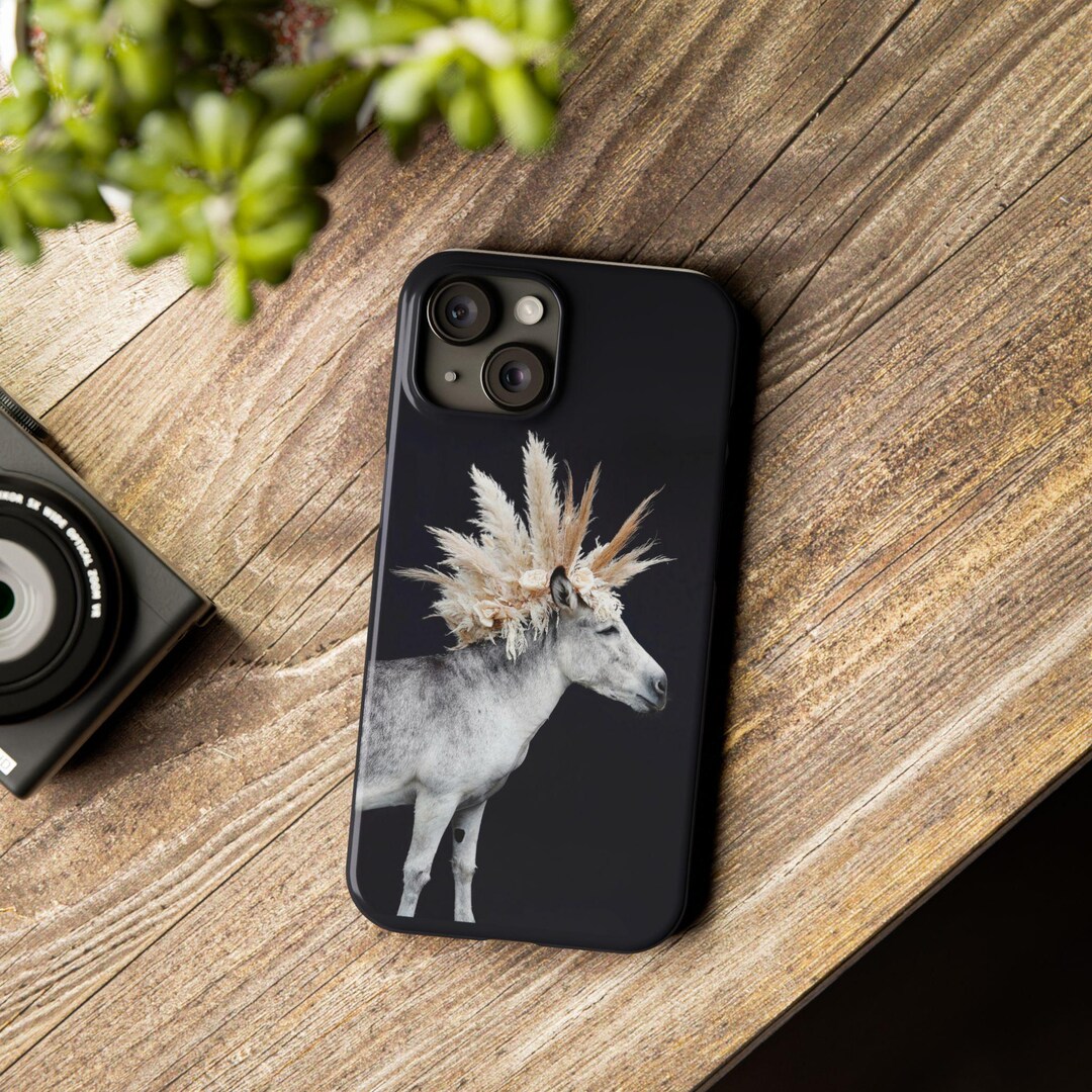 Punk Rock Donkey iPhone Case, Donkey Phone Case, Donkey iPhone Animal ...