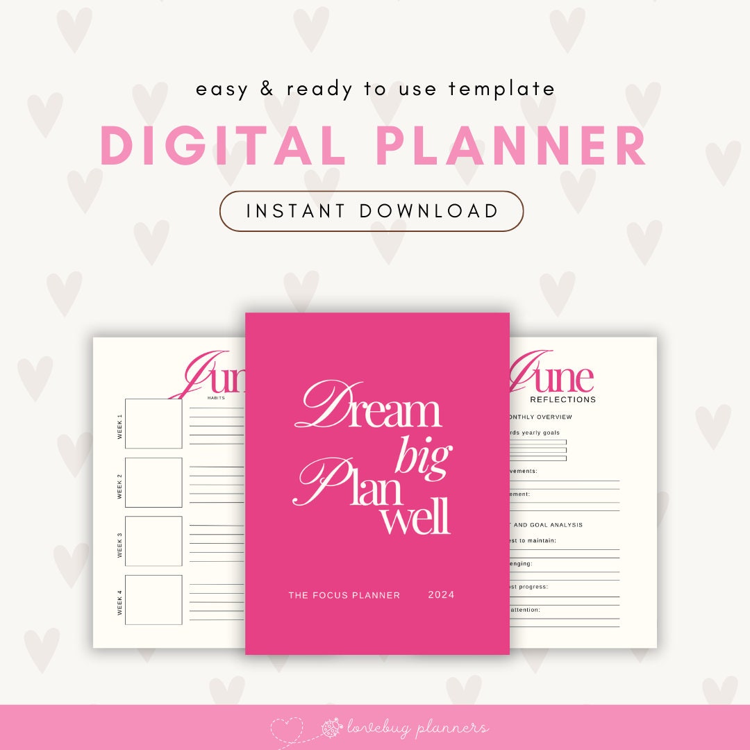 The Focus Planner - Etsy