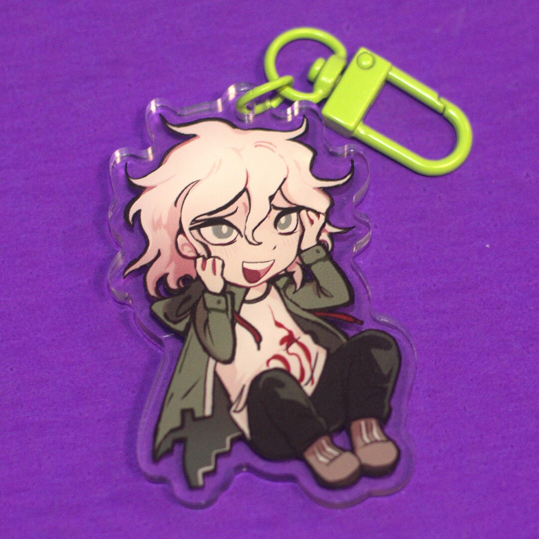 SDR2 Nagito Komaeda Acrylic Keychain - Etsy