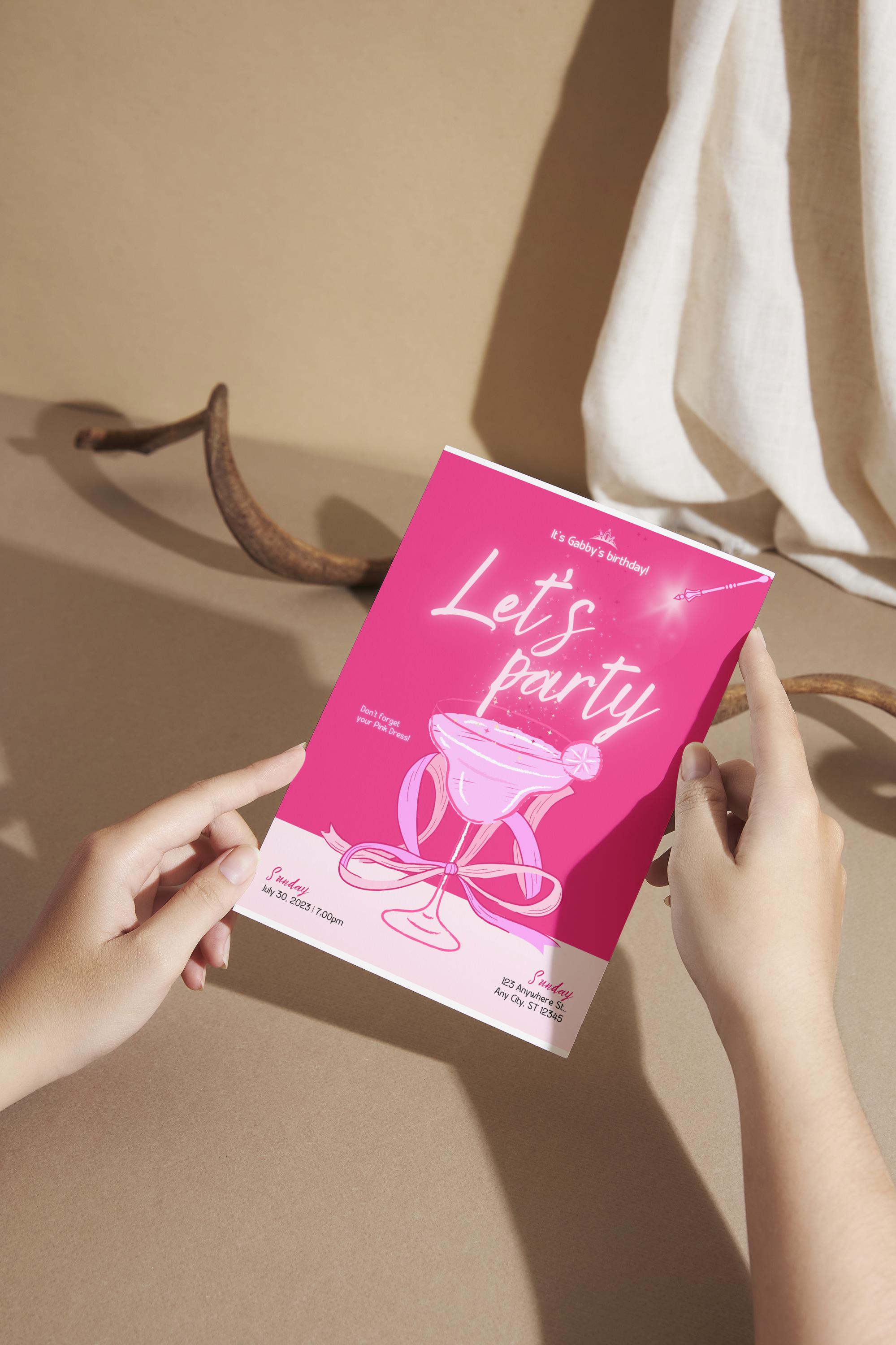 Editable Digital Birthday Party Invite Template - Etsy