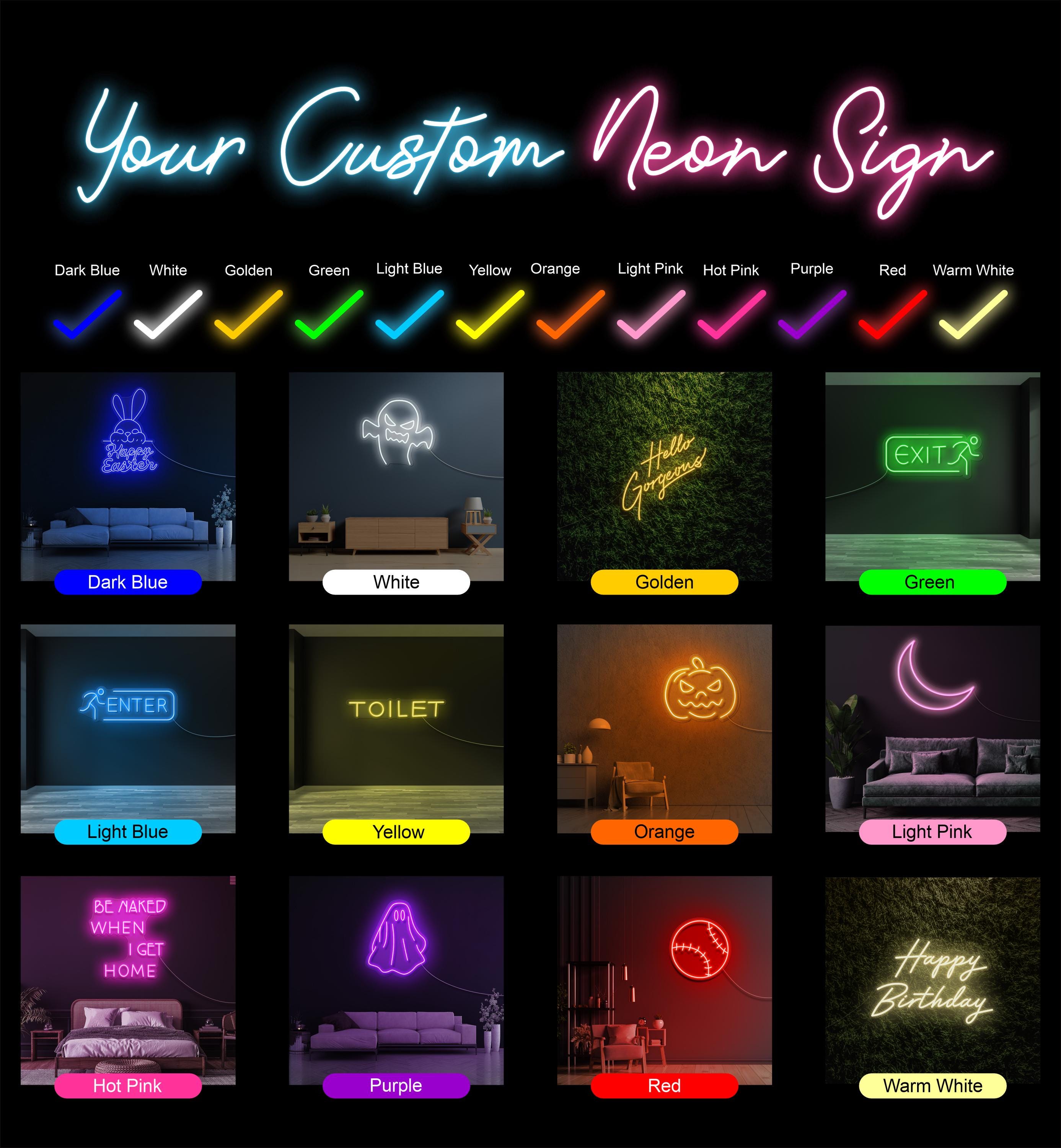 Dog Neon Sign | Custom Animals Neon Sign | Pets Bar Decor ...