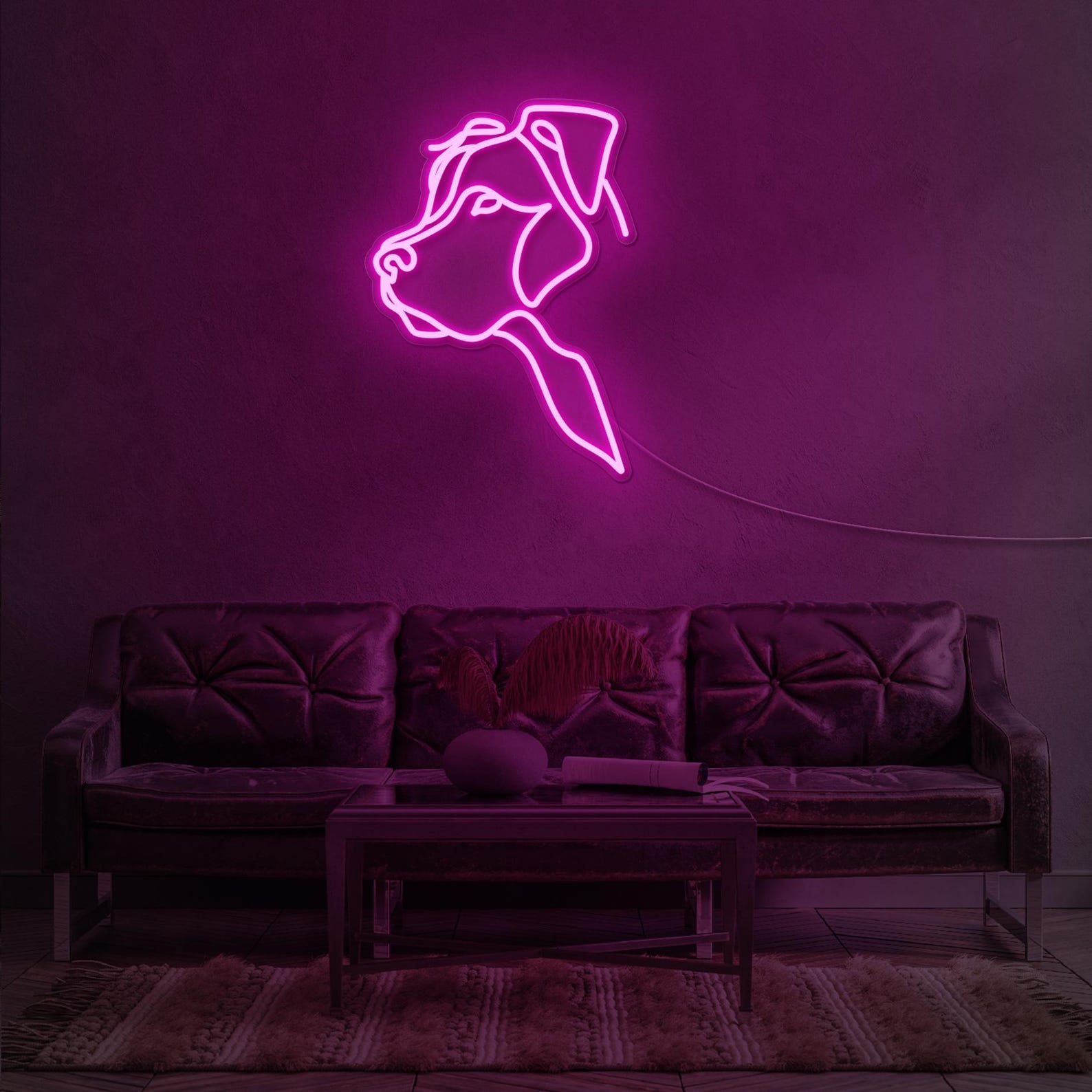 Dog Neon Sign | Custom Animals Neon Sign | Pets Bar Decor ...