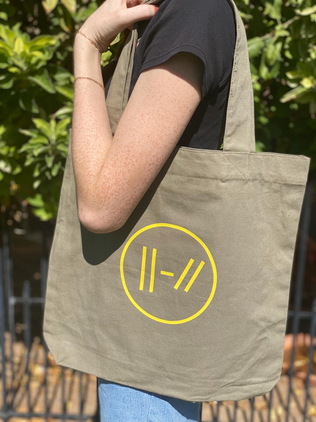 Twenty One Pilots Logo Trench Tote Bag - Etsy UK