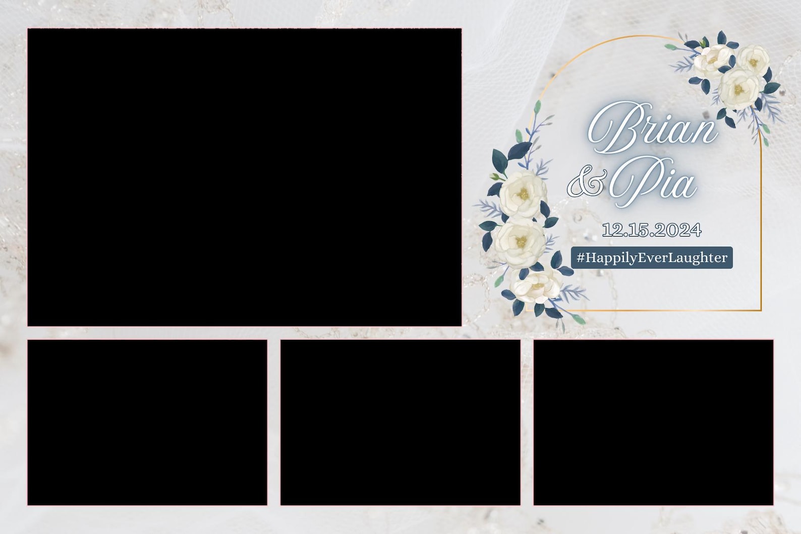 Photo Booth Design Templates, Simple Elegant - Etsy