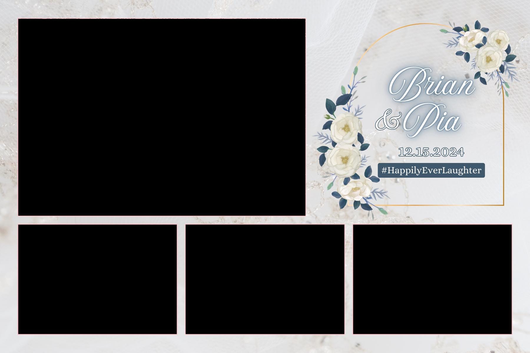 Photo Booth Design Templates, Simple Elegant - Etsy
