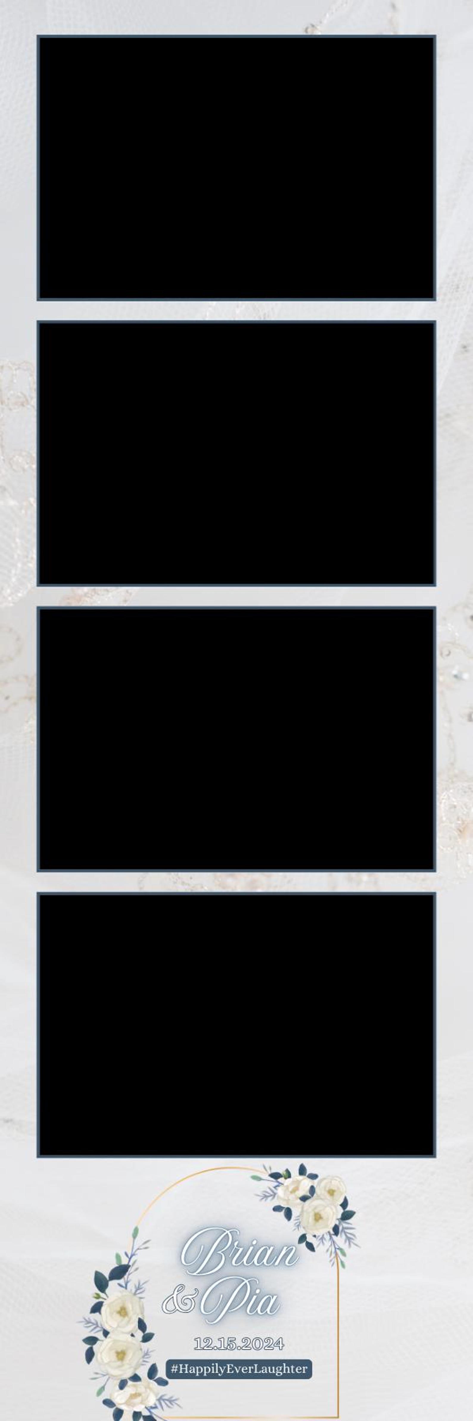 Photo Booth Design Templates, Simple Elegant - Etsy