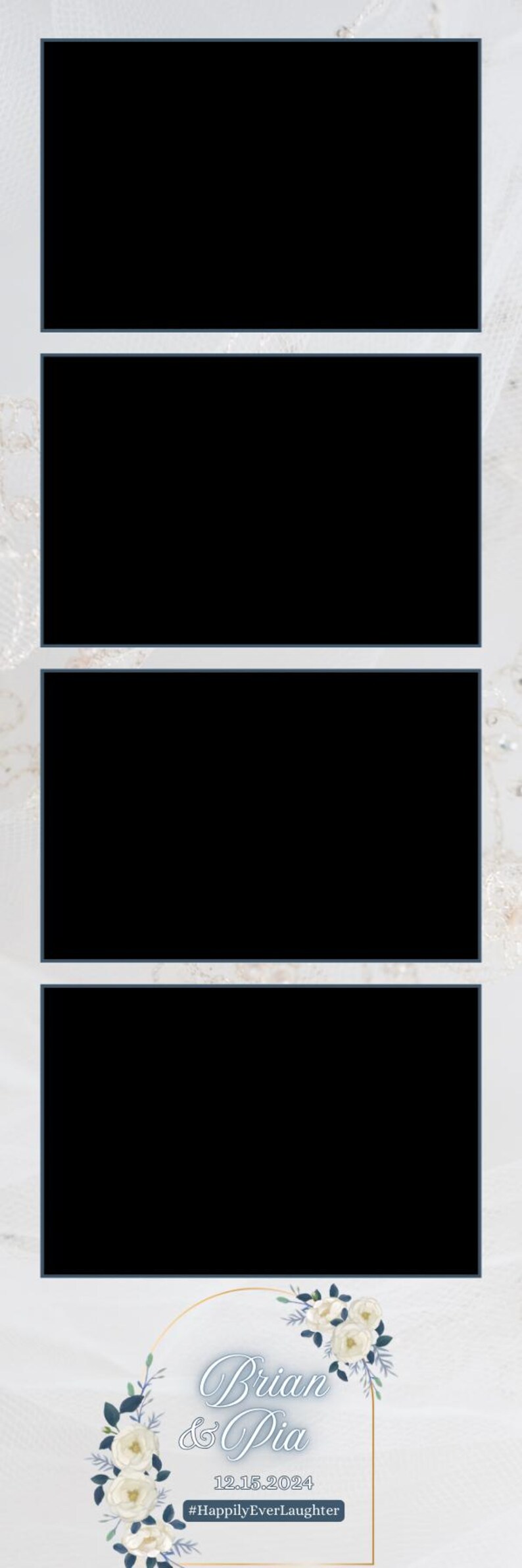 Photo Booth Design Templates, Simple Elegant - Etsy