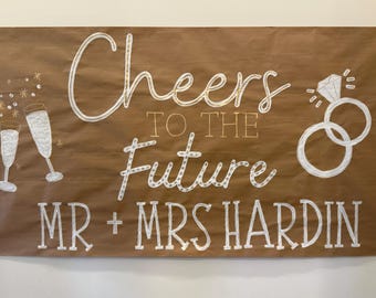 Hand Painted Brown Paper Graduate Sign - Etsy