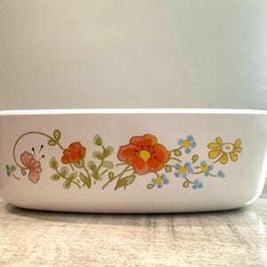 Wildflower Pattern Corning Ware 1qt Casserole Dish - Etsy