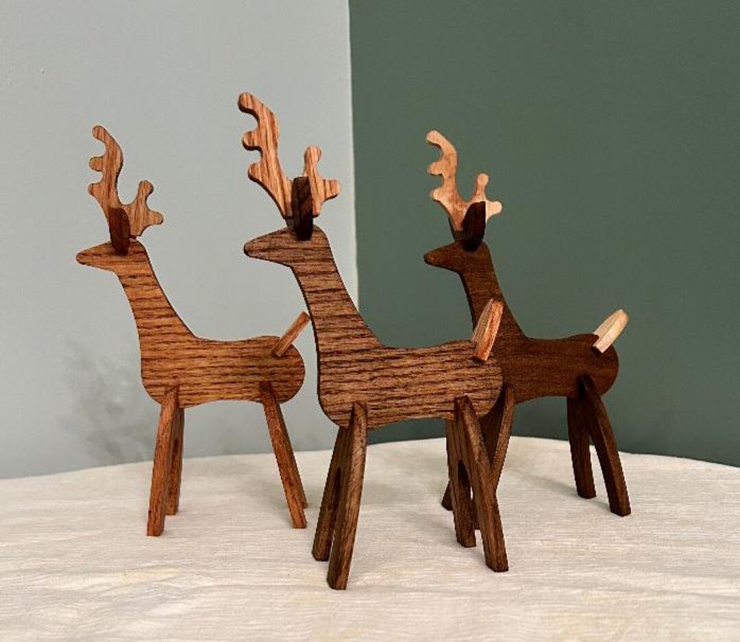 Decorative Christmas Reindeer - Etsy
