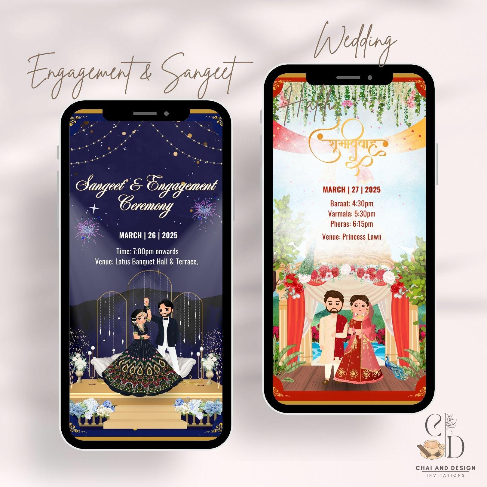 Animated Video Invitation Template, DIY Editable Indian Wedding ...