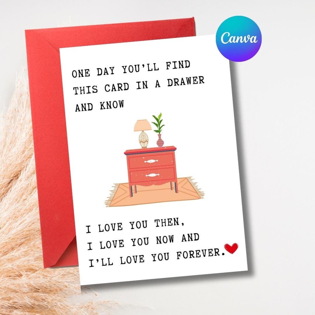Someday You'll Find This in A Drawer Card for Boyfriend Romantic ...