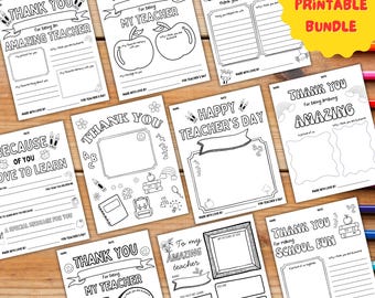 Teacher Appreciation Gift, Printable Teacher Appreciation Week Gift ...