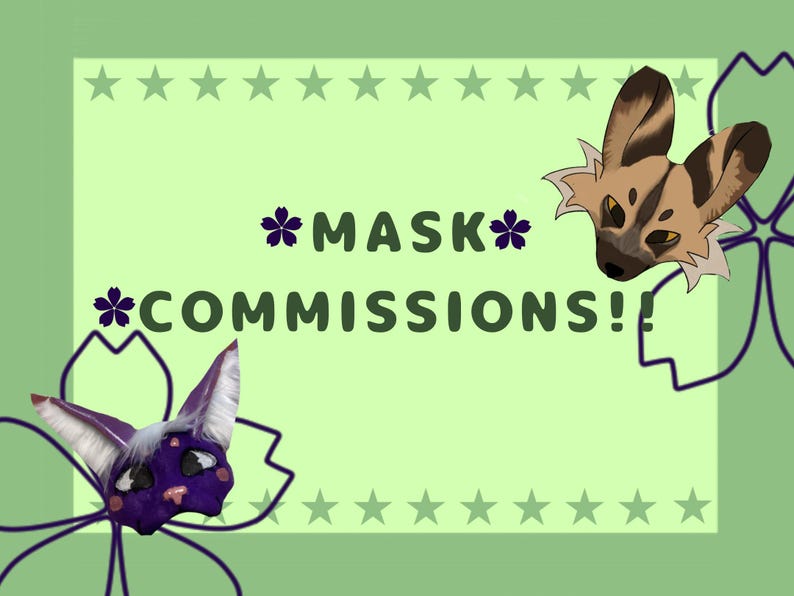 CLOSED DONT BUY Therian/furry Mask Commissions! - Etsy