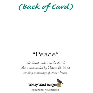 PEACE Art Card - Etsy