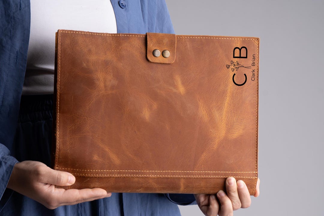 Personalized Leather Padfolio: Corporate Employee Gift - Etsy