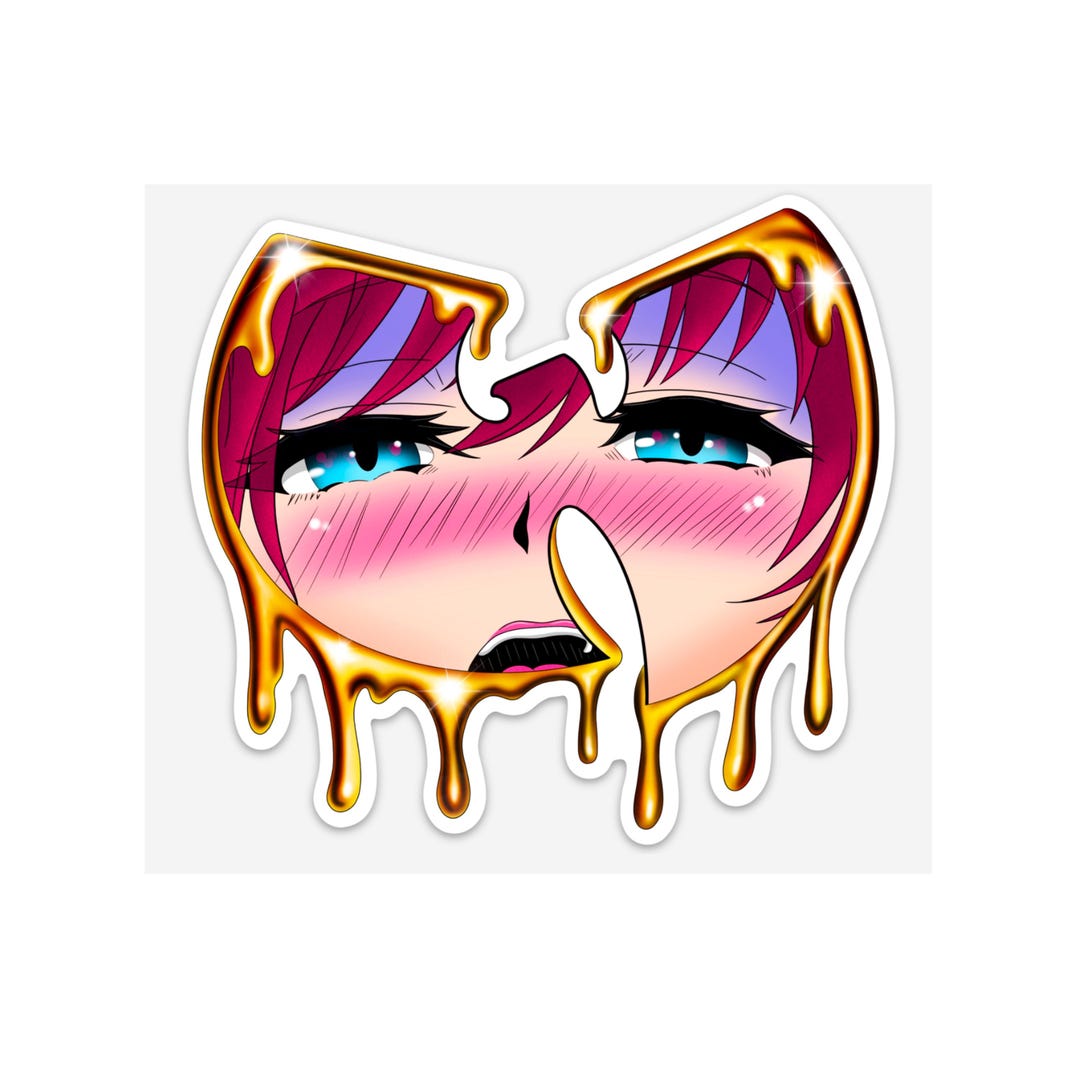 Rude Katana “uwu-tang Gold Drip” Die-cut Vinyl Sticker - Etsy