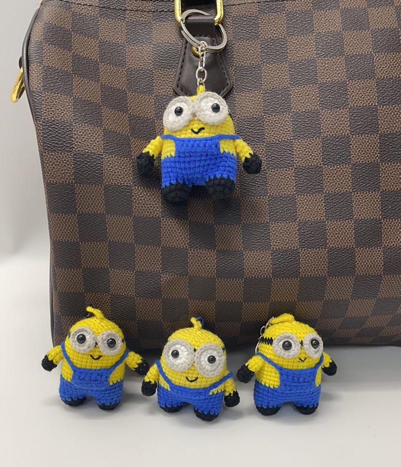Minion Amigurumi Crochet,bob Kevin Stuart Plushie Toy Crochet Minion ...