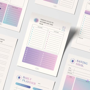 2025 Printable Digital Planner Daily, Weekly & Monthly Planner ...