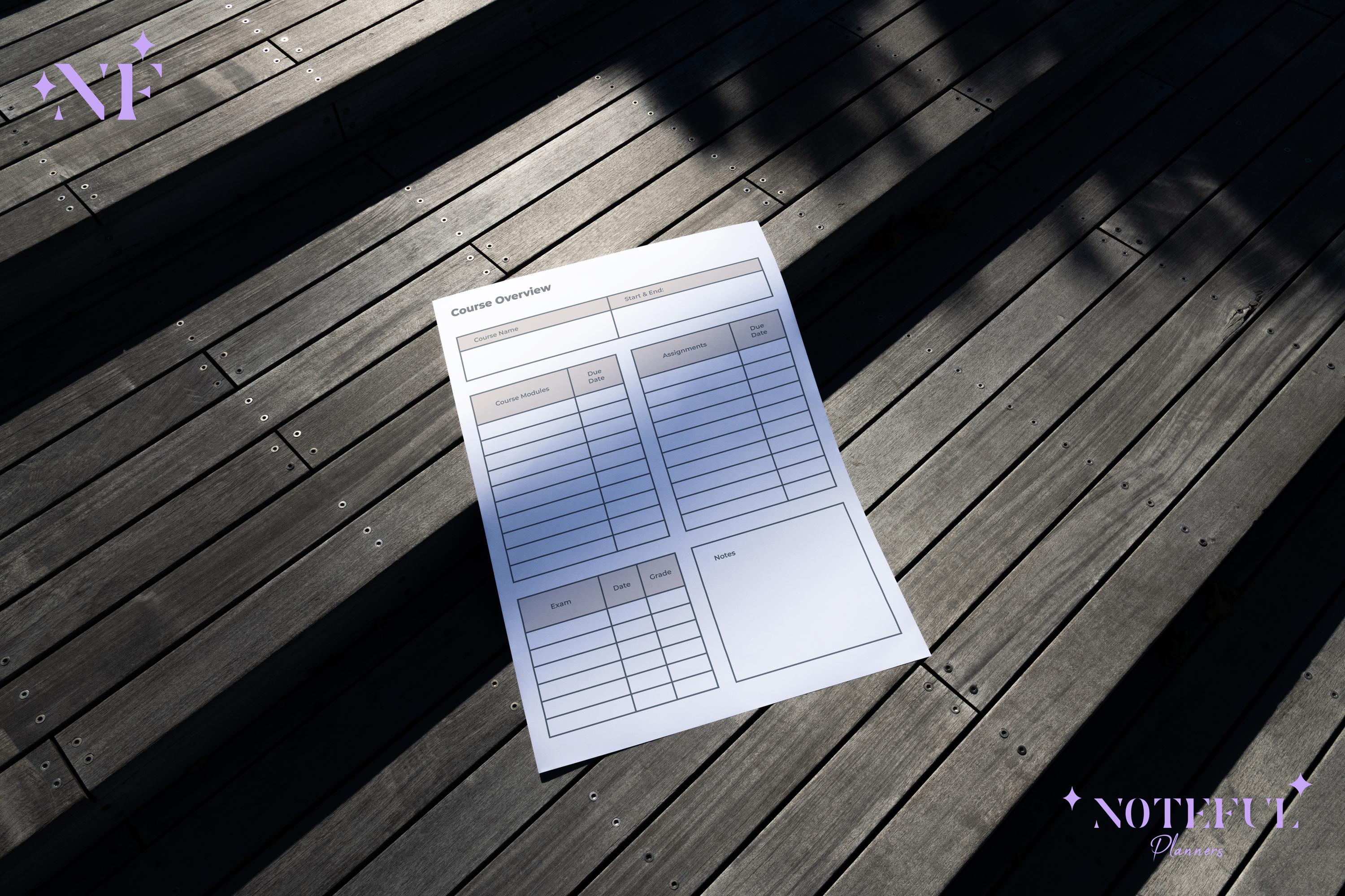 Minimalist Printable Student Planner Bundle Daily Weekly Monthly ...