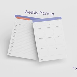Daily and Weekly Digital & Printable Planner | Goals, Daily, Weekly ...