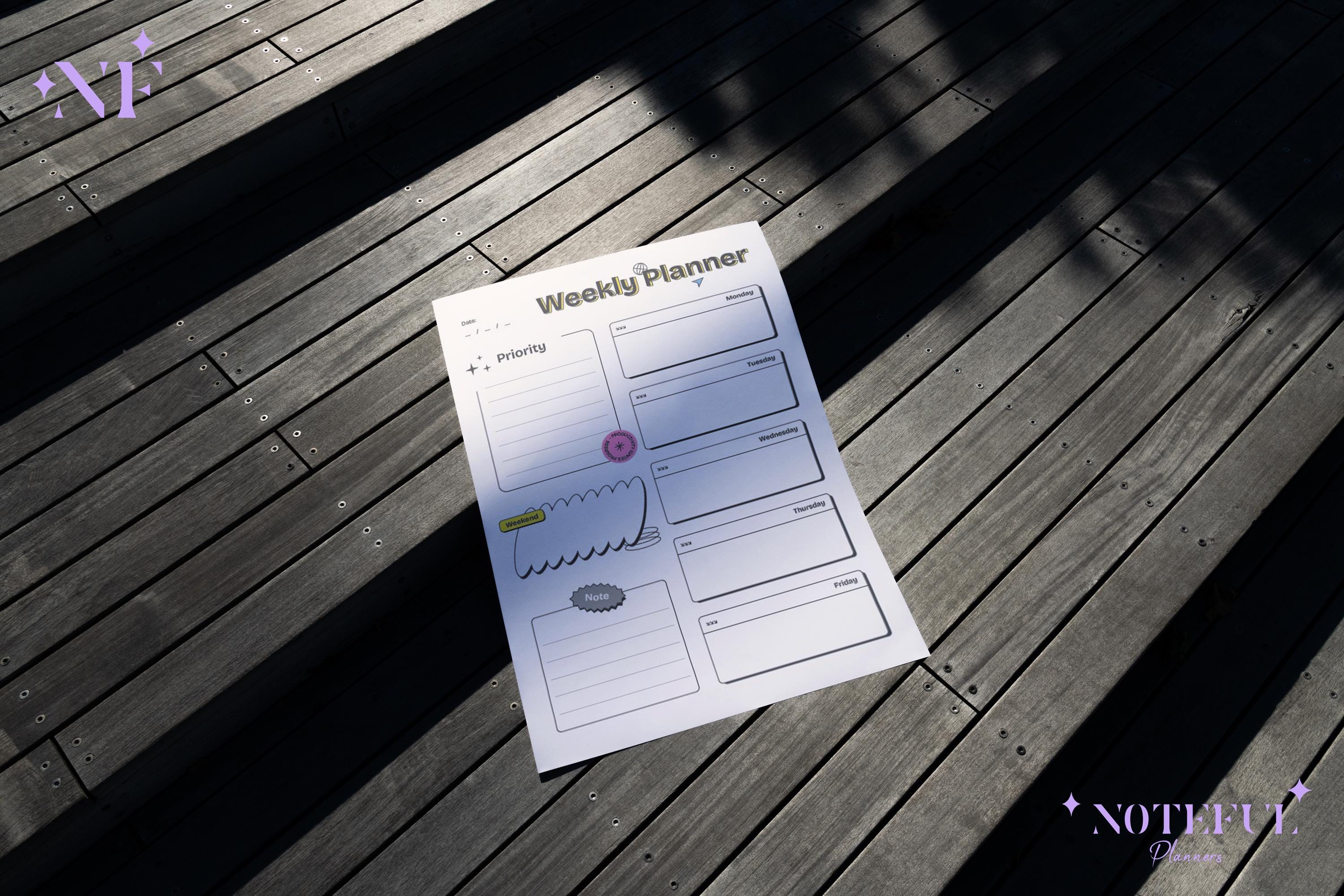 Printable 2025 Daily Weekly Planner Customizable Layouts Minimalist ...