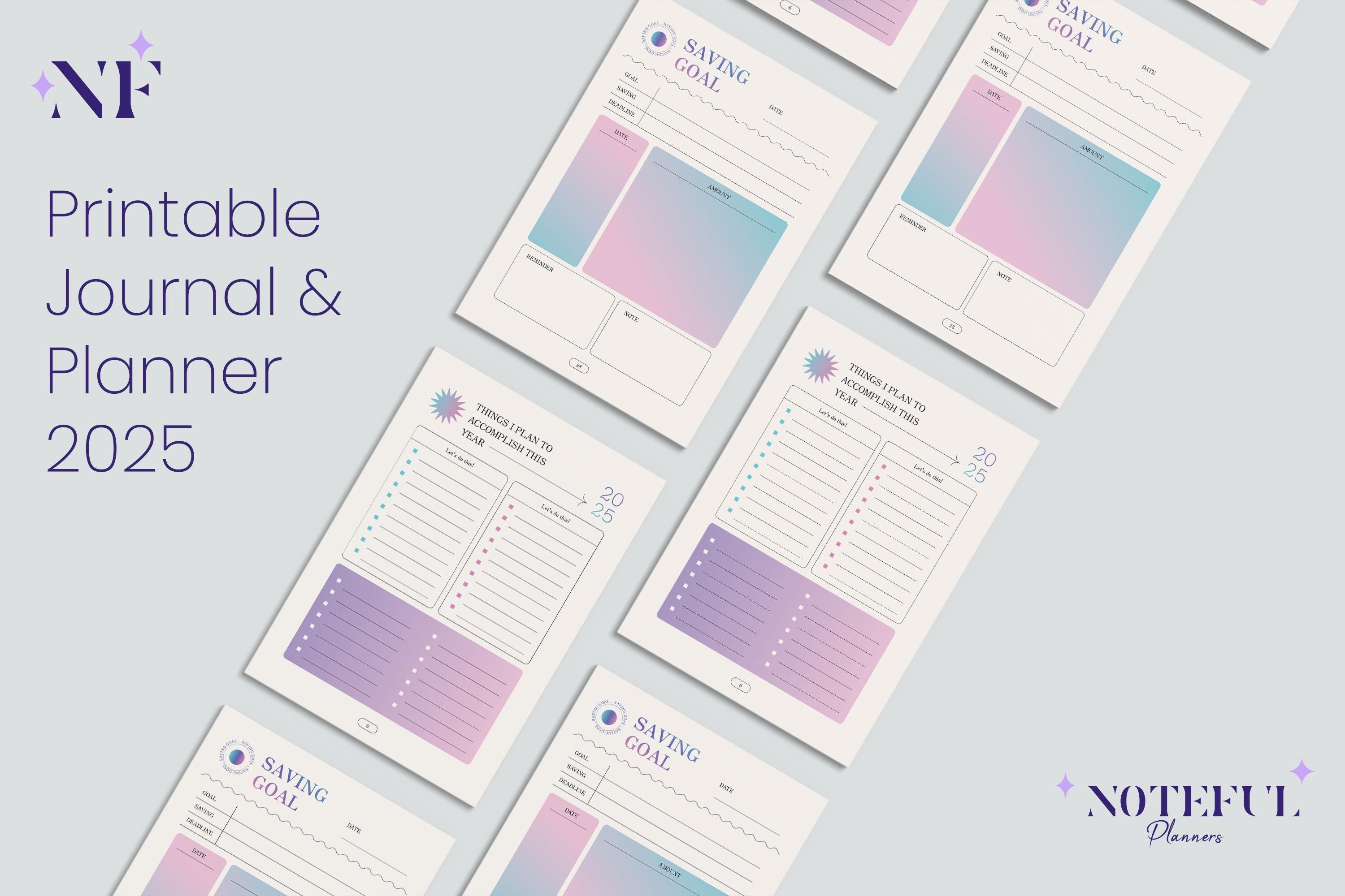 2025 Printable Digital Planner Daily, Weekly & Monthly Planner ...