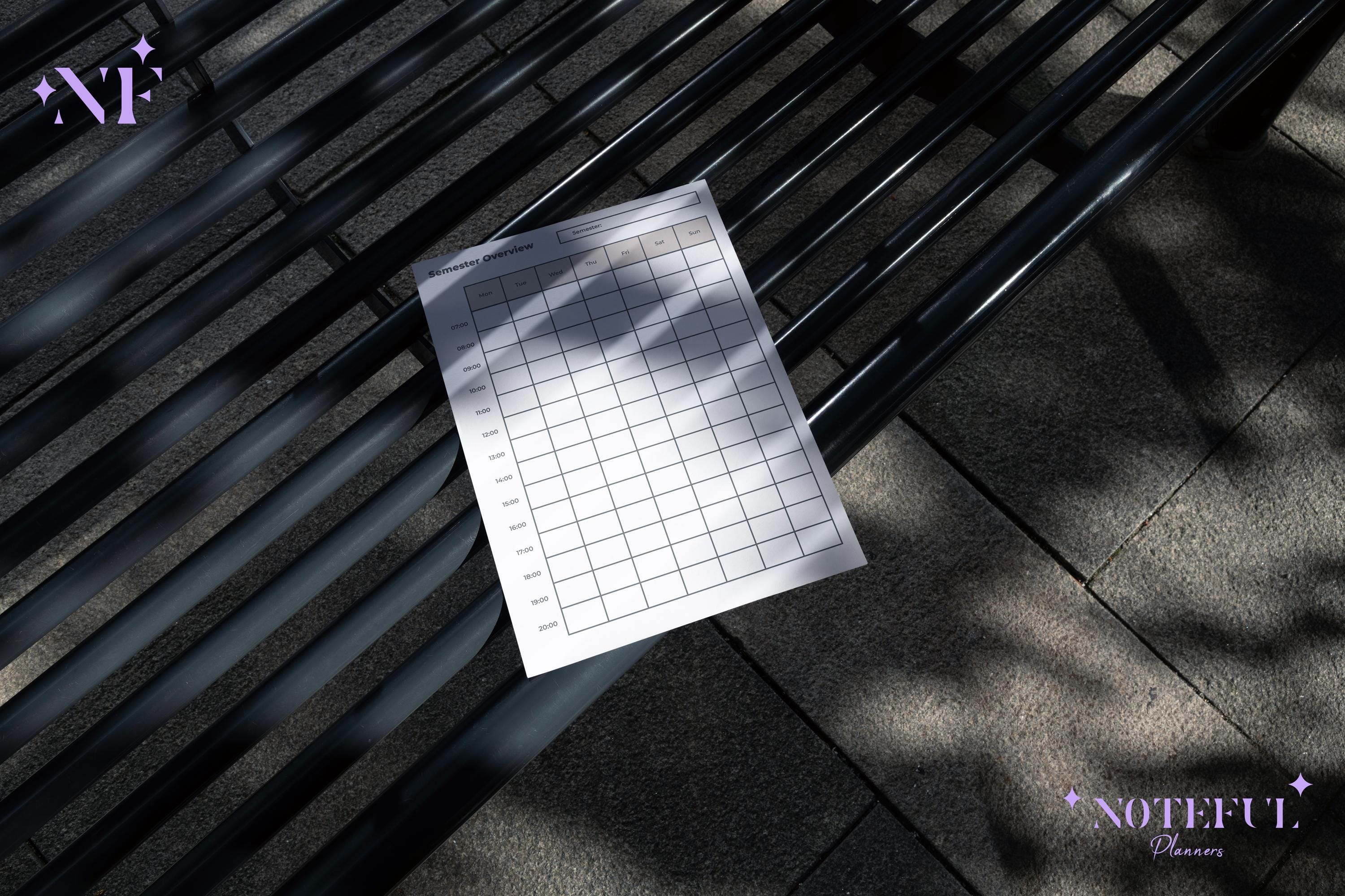 Minimalist Printable Student Planner Bundle Daily Weekly Monthly ...