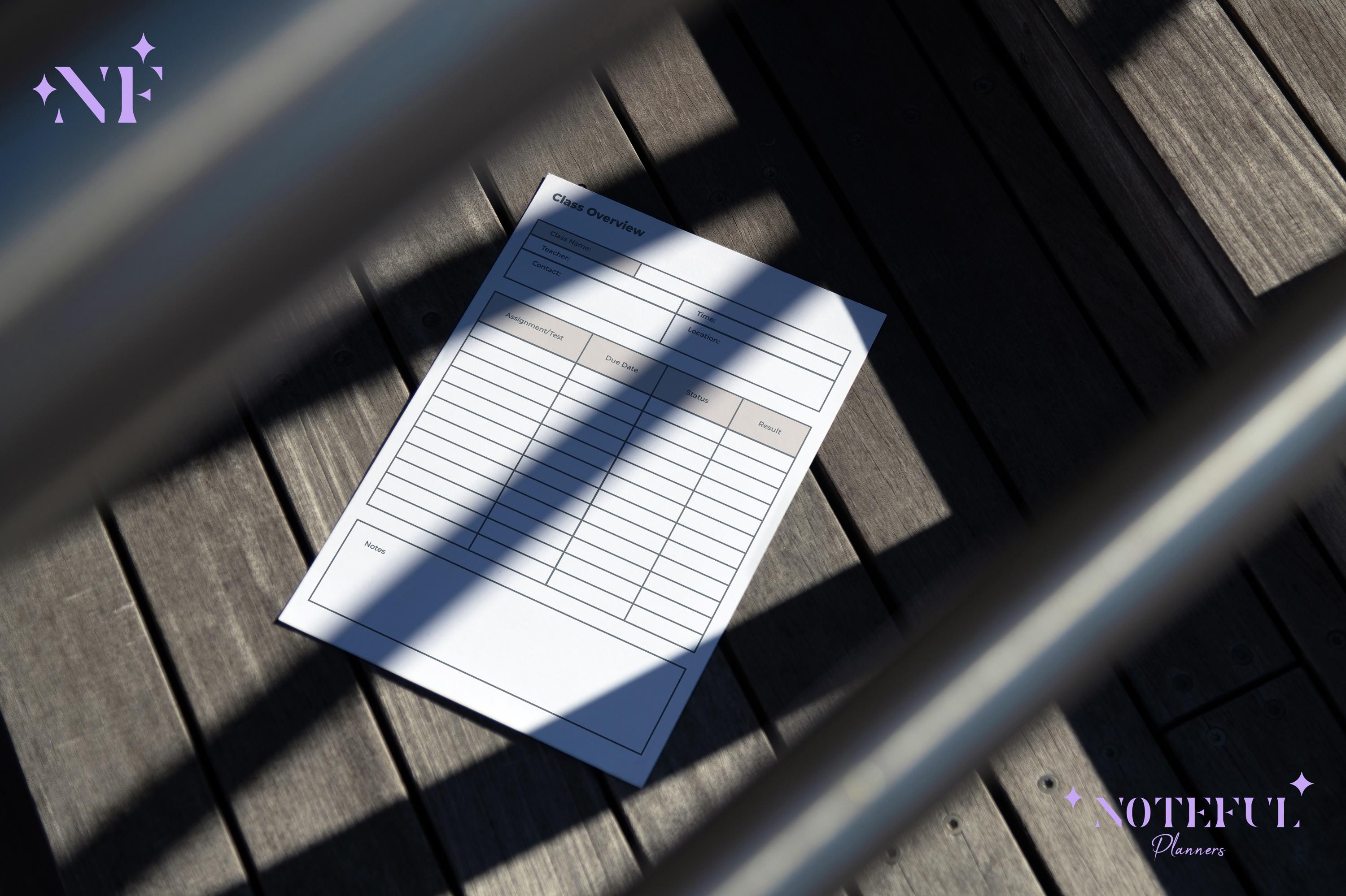 Minimalist Printable Student Planner Bundle Daily Weekly Monthly ...