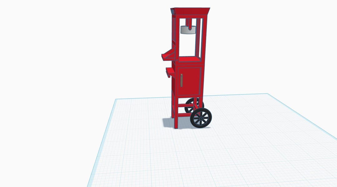 Digital File for Vintage Popcorn Machine - Etsy