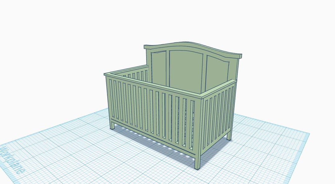 Digital File for 1/12 Scale Baby Crib - Etsy