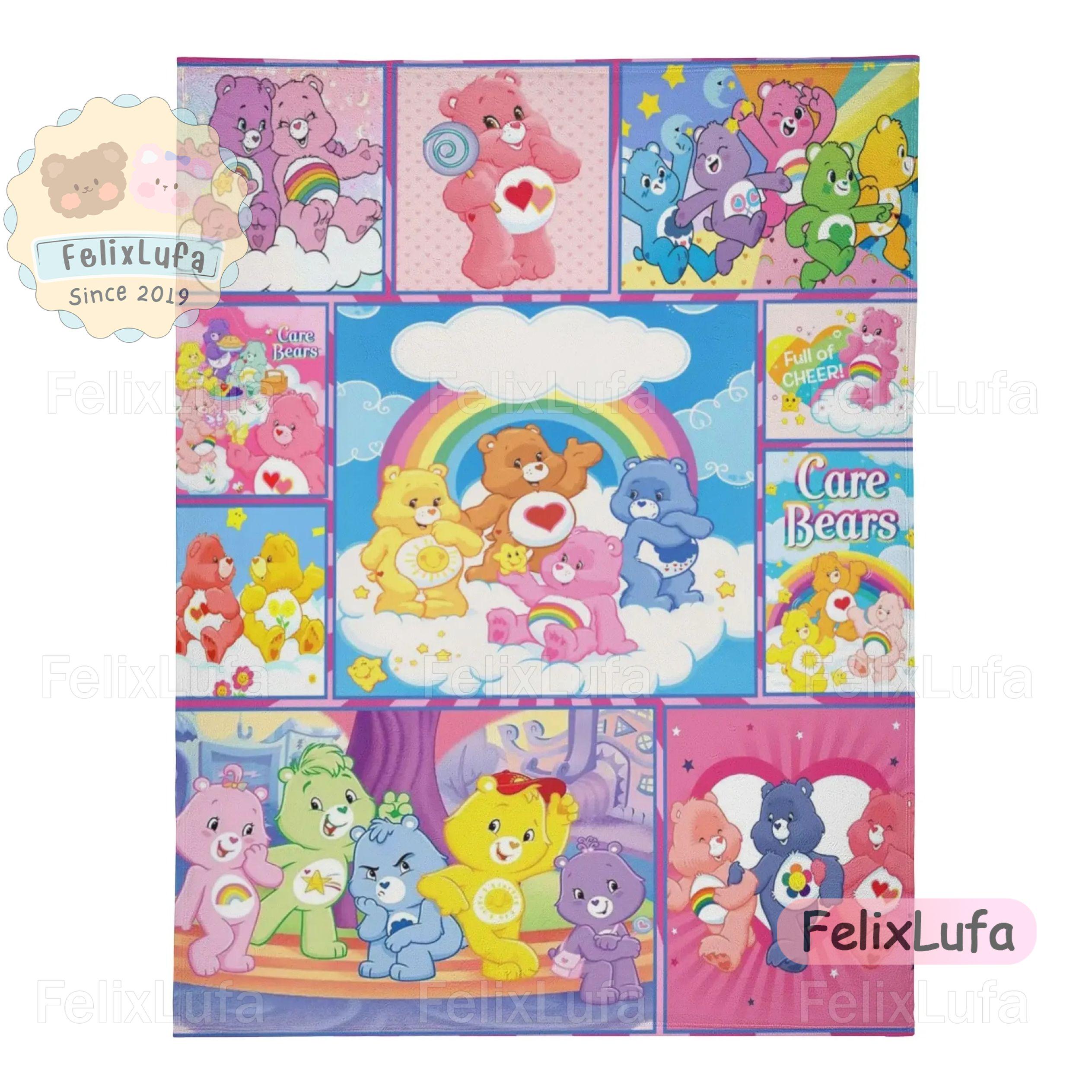 Care Bears Fleece Blanket, Care Bears Soft Fleece Blanket, Care Bears ...