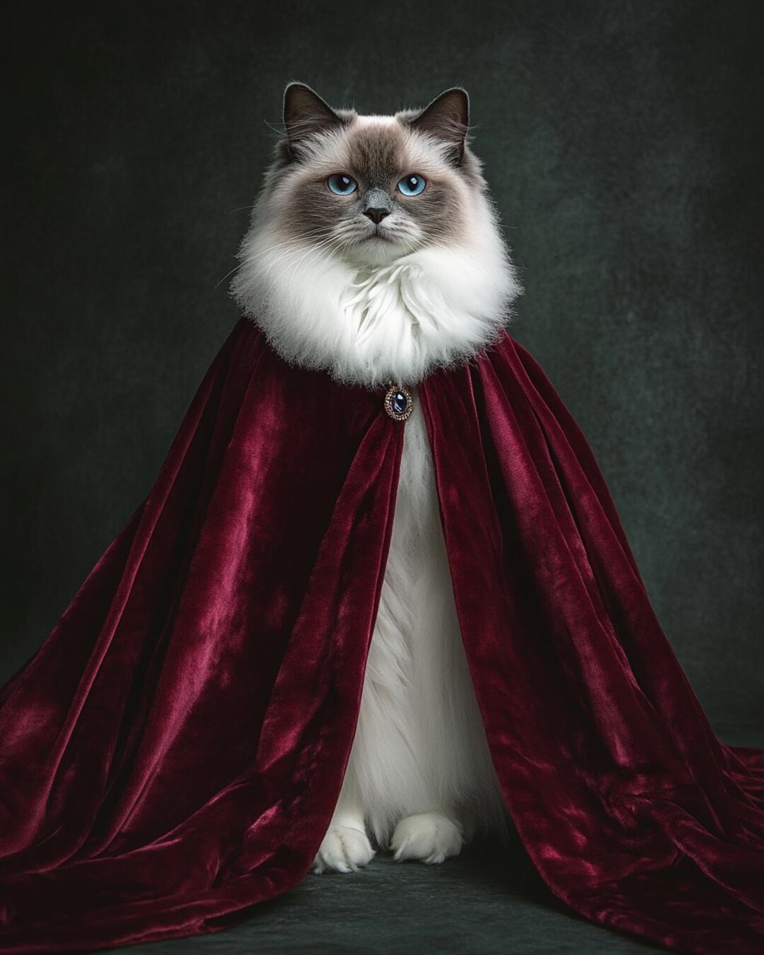 Custom Pet Portrait, Adele Cat Portrait, Pet Photography, Cat Photo ...