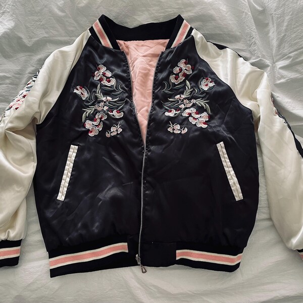 Bomber Jacket Women Floral - Etsy