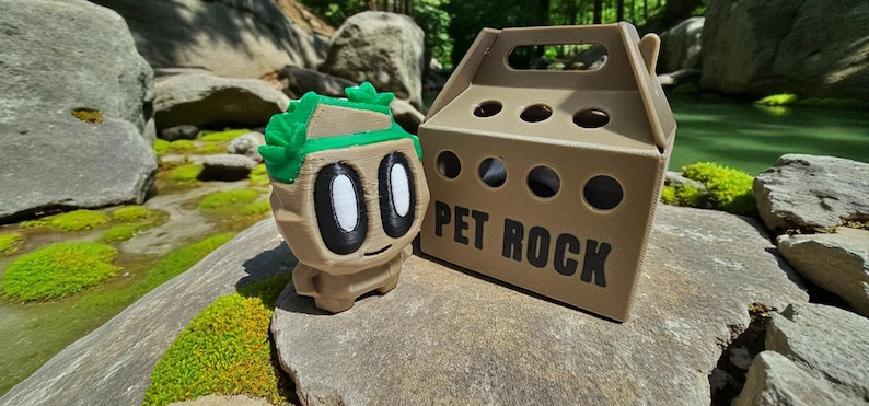 Blob Rocks – 3D Printed – Retro 70s Pet Rock Revival – Cute & Quirky ...