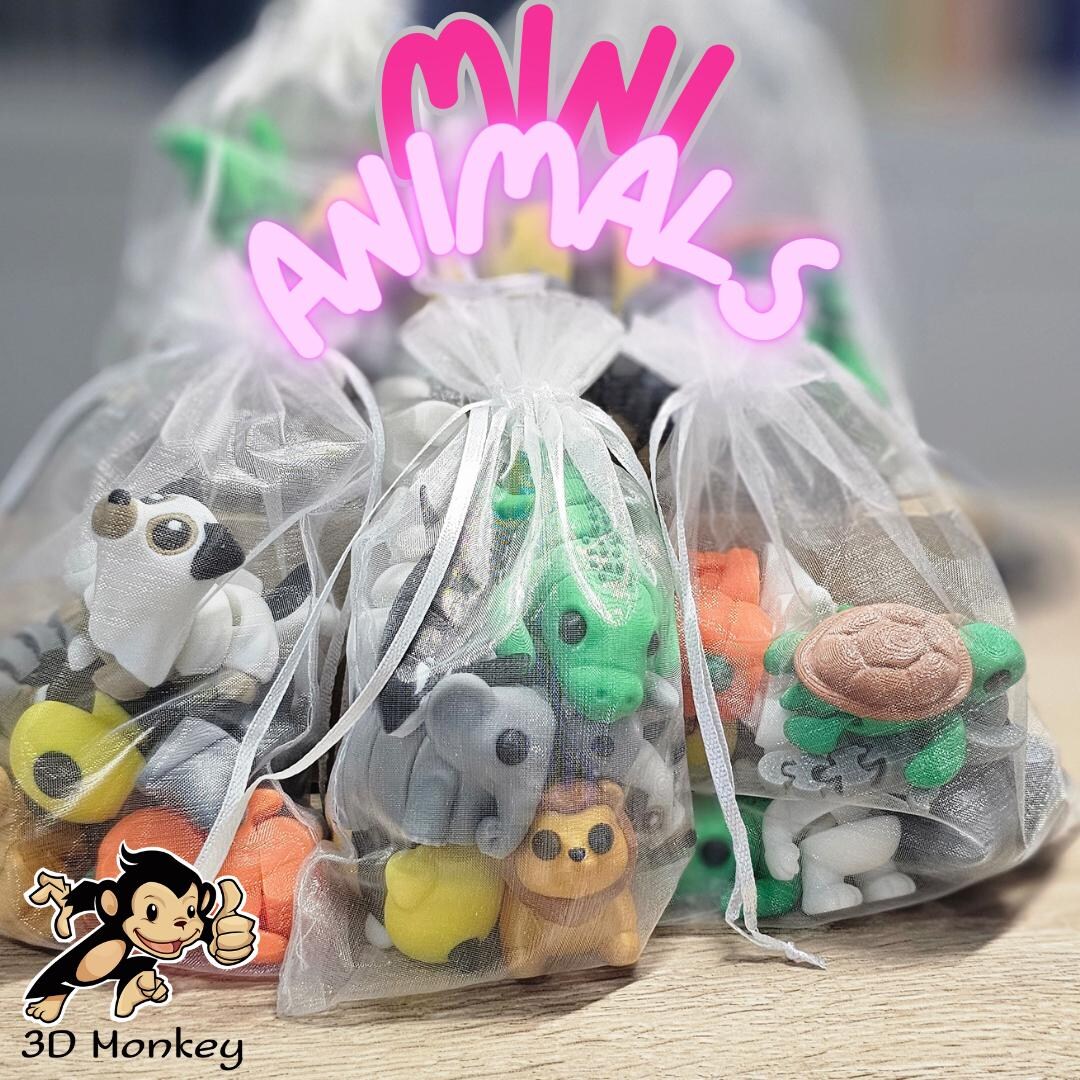 Articulated Mini Toys 3D Printed – Animal Gifts and Party Favors - Etsy