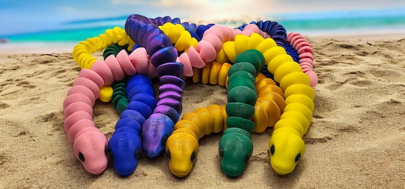 Articulated Snake Fidget Toy - Etsy