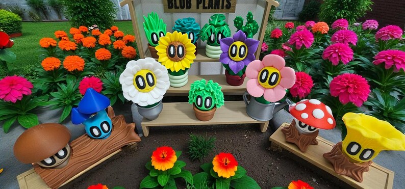 Blob Plants - 3D Printed Plants, Succulents & Mushrooms – Cute ...